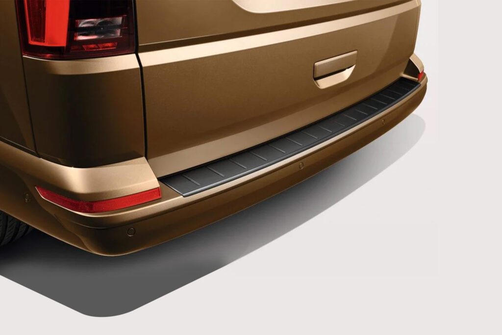 VW Transporter Black Rear Bumper Protector - All Volkswagen Accessories ...